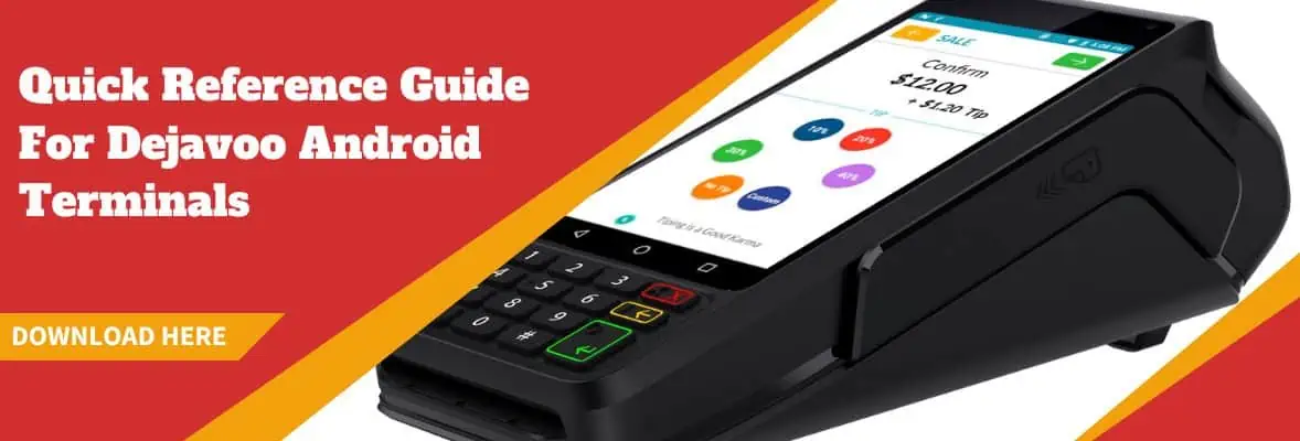 Dejavoo P1 Android Terminal Quick Reference Guide - Host Merchant ...