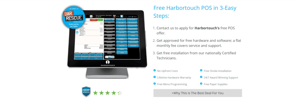 Harbortouch POS Review 2026 - Host Merchant Services